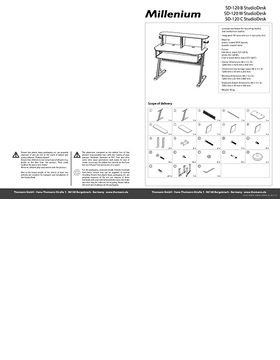 Millenium SD-120 B StudioDesk – Thomann Ireland