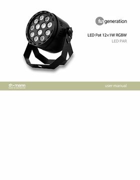 Fun Generation LED Pot 12x1W RGBW – Thomann Ireland