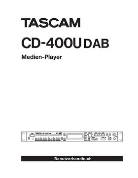 Tascam CD-400U DAB – Musikhaus Thomann
