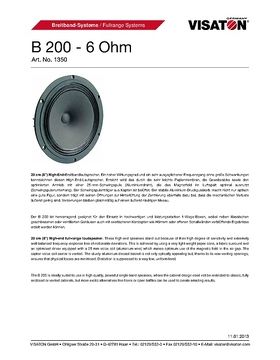 Visaton B 200 – Musikhaus Thomann