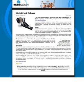 Meinl FCA5-L Fuß Cabasa groß – Musikhaus Thomann