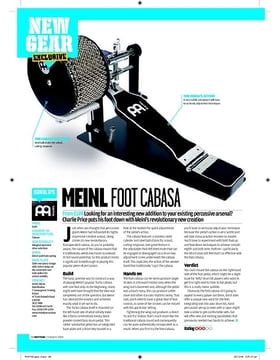 Meinl FCA5-L Fuß Cabasa groß – Musikhaus Thomann