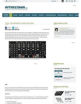 Behringer VMX1000 USB – Musikhaus Thomann
