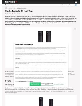 Studio Projects C4 Matched Pair Wechselsystem – Musikhaus Thomann