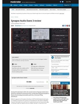 Synapse Audio Dune 3 – Musikhaus Thomann