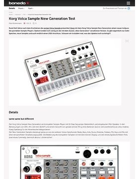 Korg Volca Sample New Generation – Musikhaus Thomann