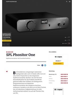 SPL Phonitor One – Musikhaus Thomann