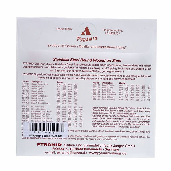 Pyramid 035 Single String bass guitar – Thomann United Arab Emirates