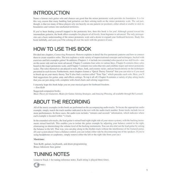 Hal Leonard Connecting Pentatonic Patterns Thomann United States