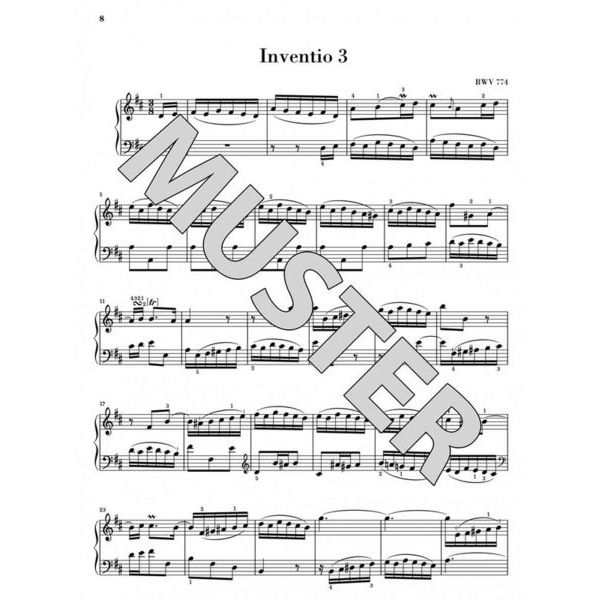 Henle Verlag Bach Inventions and Sinfonias – Thomann United States