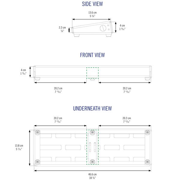 Rockboard DUO 2.1 B with Gig Bag – Thomann United States