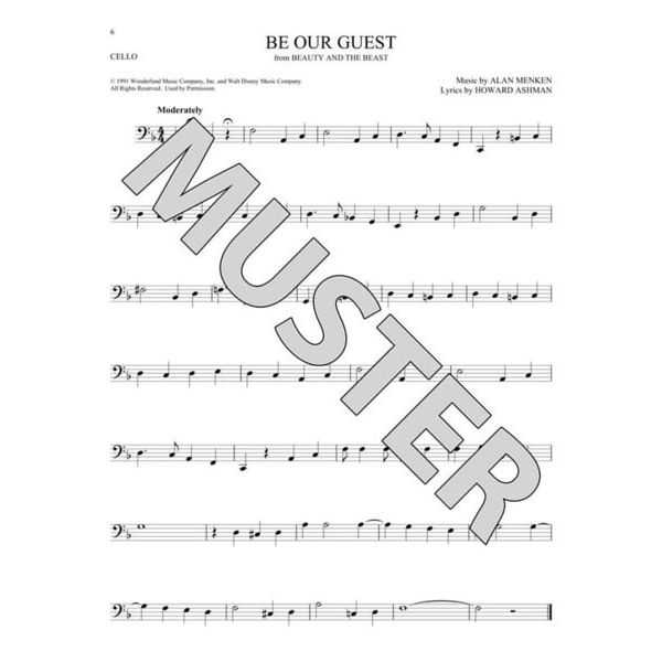 Hal Leonard 101 Disney Songs: Cello – Thomann United States