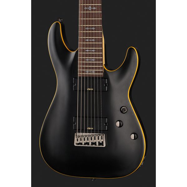 Schecter Demon-8 Aged Black Satin – Thomann United States