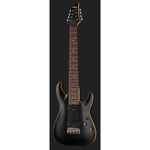 Schecter Demon-8 Aged Black Satin – Thomann United States