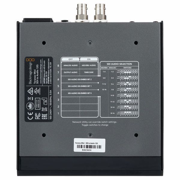 Blackmagic Design Teranex Mini SDI - Audio 12G – Thomann United Arab ...