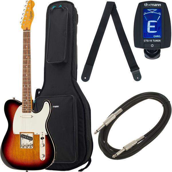 Squier CV 60s Custom Tele 3-SB Bundle – Thomann United States