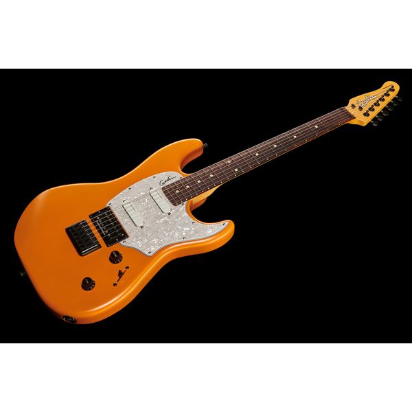 Test, Avis de la guitare électrique Godin Session R-HT Pro Retro Orange ...