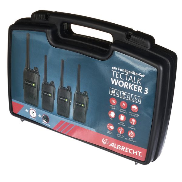 Albrecht Tectalk Worker 3 Case Set 4 – Thomann United States