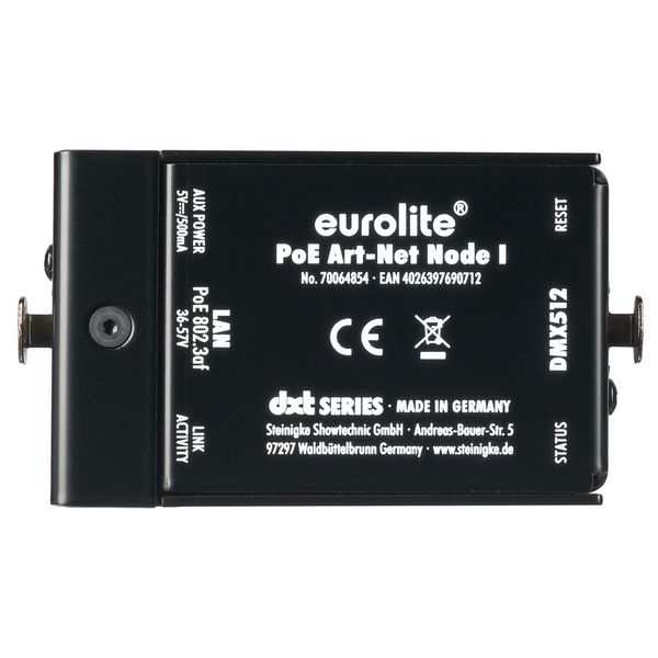 Eurolite DXT PoE Art-Net Node I – Thomann United States