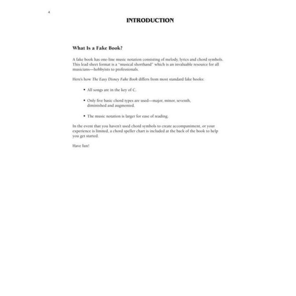 Hal Leonard The Easy Disney Fake Book – Musikhaus Thomann