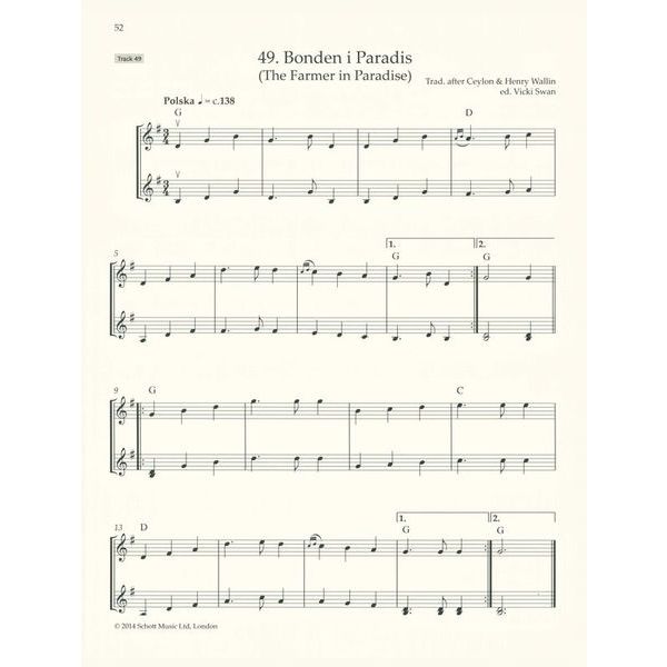 Schott Scandinavian Fiddle Tunes – Thomann United States