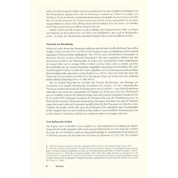 Bärenreiter Schubert Lied Lexikon – Thomann United States