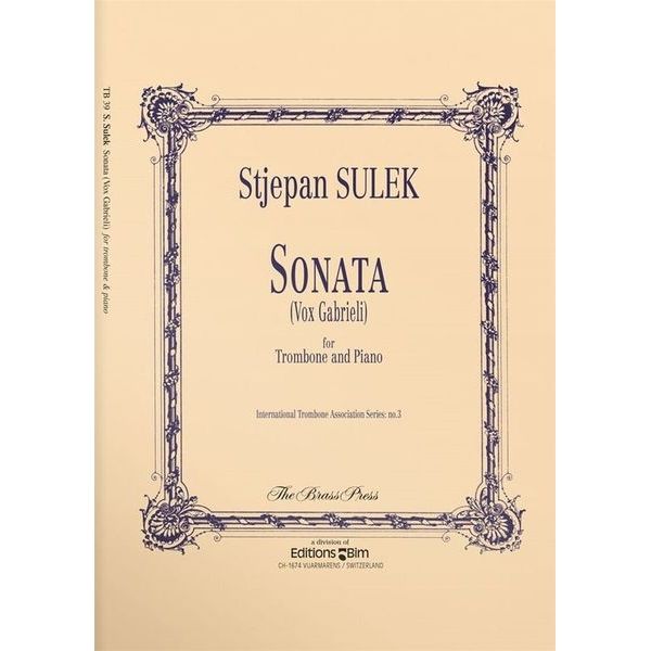 Editions Bim Sulek Sonata Trombone – Thomann United Arab Emirates