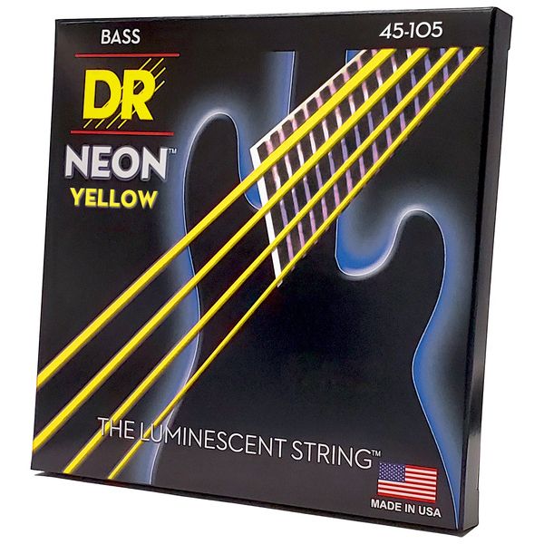 DR Strings Neon Yellow NYB-45 – Musikhaus Thomann
