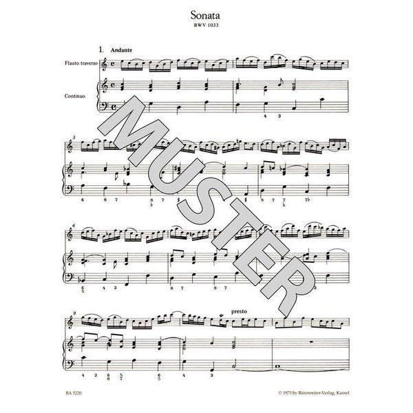 Bärenreiter Bach 3 Sonatas Flute – Thomann United Arab Emirates