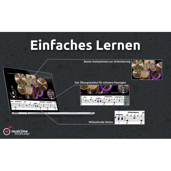 music2me Drums - One Month Access – Thomann United States