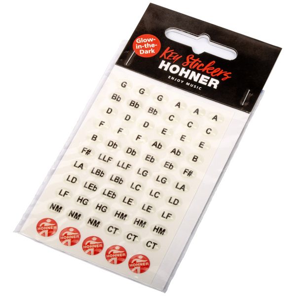 Hohner Key Sticker Glow In The Dark – Thomann Suomi