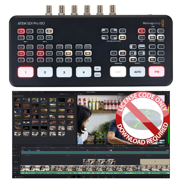 Blackmagic Design ATEM SDI Pro ISO Bundle – Thomann Elláda