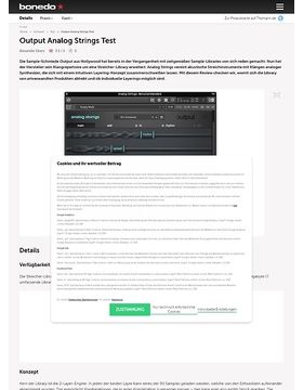 Output Analog Strings – Musikhaus Thomann