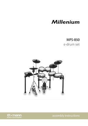Millenium MPS-850 E-Drum Set – Thomann United States