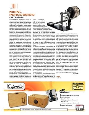 Meinl FCA5-L Fuß Cabasa groß – Musikhaus Thomann