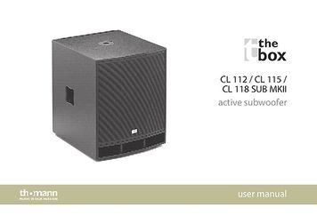 the box CL 115 Sub MK II – Musikhaus Thomann