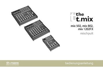 the t.mix mix 802 – Musikhaus Thomann