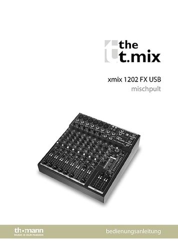 the t.mix xmix 1202 FX USB – Musikhaus Thomann