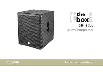 the box pro DSP 18 Sub – Musikhaus Thomann