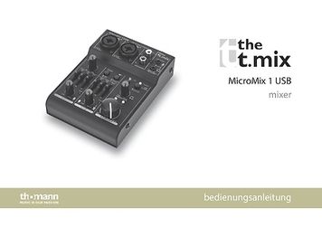 the t.mix MicroMix 1 USB – Musikhaus Thomann