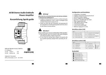 Maintronic AV30ec Installation Amplifier – Musikhaus Thomann