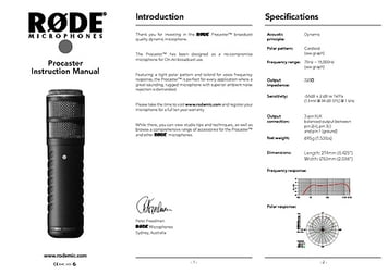 Rode Procaster – Musikhaus Thomann