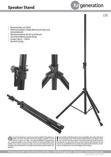 Fun Generation Speaker Stand – Musikhaus Thomann