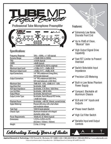 ART Tube MP Project Series – Thomann Elláda
