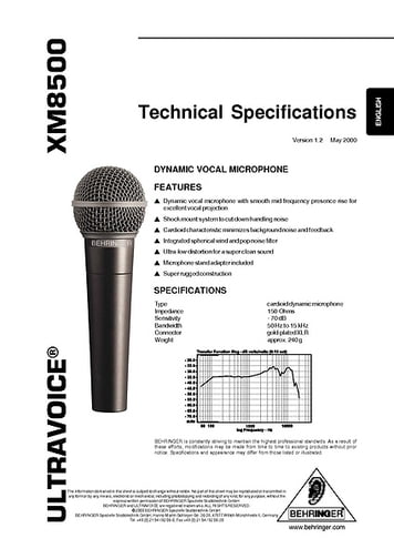 Behringer XM8500 Bundle – Musikhaus Thomann