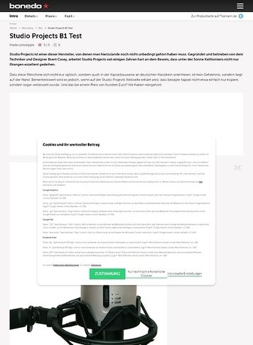 Studio Projects B1 Bundle – Musikhaus Thomann