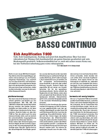 Eich Amplification T900 – Musikhaus Thomann