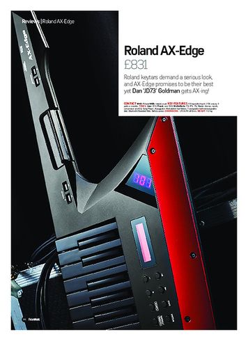 Roland AX-Edge Black – Thomann United States
