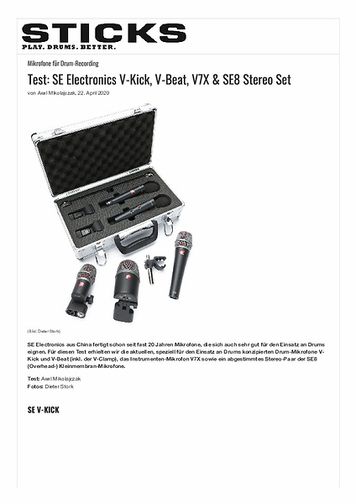 SE Electronics SE8 Stereo Set – Musikhaus Thomann