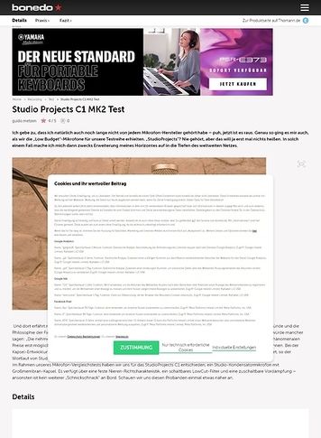 Studio Projects C1 Value Bundle – Musikhaus Thomann